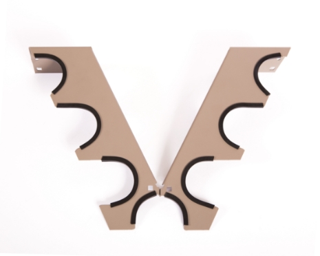Vertical Retail Display Hanger Right - 3 Rifles